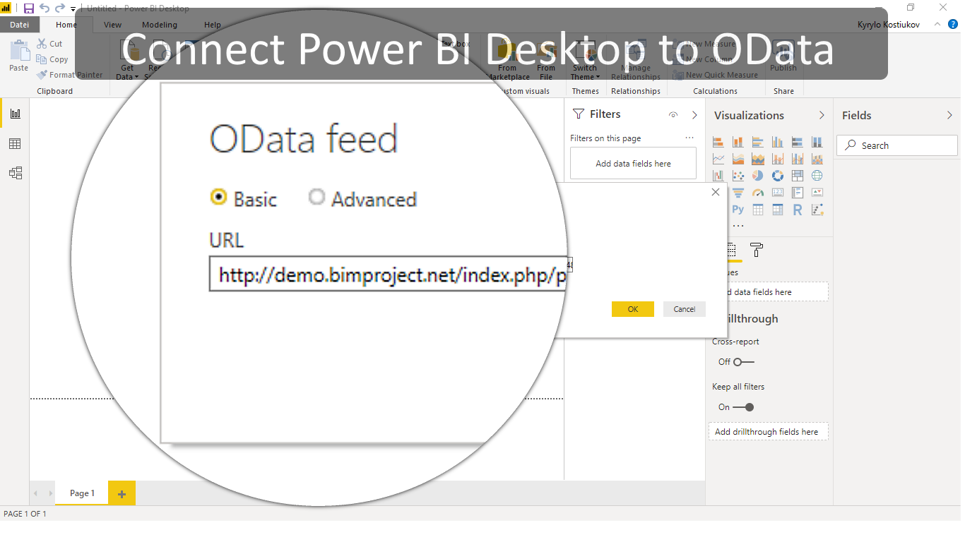 Power BI Sales Cube extension for Magento