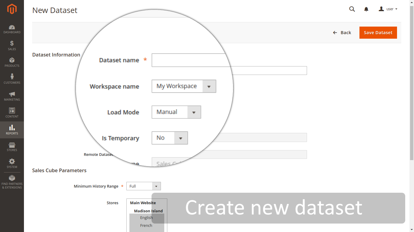 Power BI Sales Cube Lite extension for Magento
