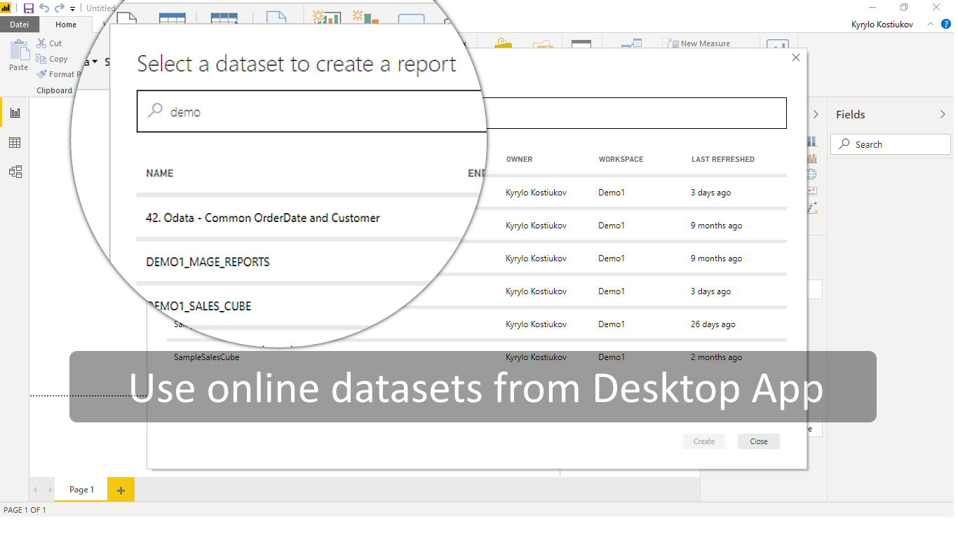 Power BI Sales Cube Lite extension for Magento